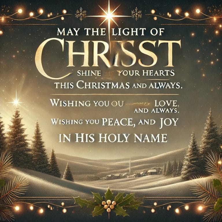 🎄150+ Religious Christmas Messages: Inspirational Christian Wishes For ...