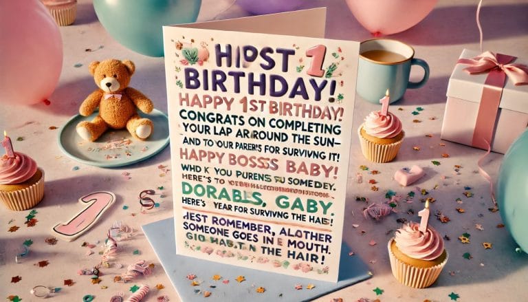 What To Write In A First Birthday Card: Your Ultimate Guide
