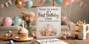 What To Write In A First Birthday Card: Your Ultimate Guide