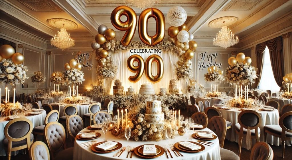 50 Creative And Thoughtful 90th Birthday Decoration Ideas