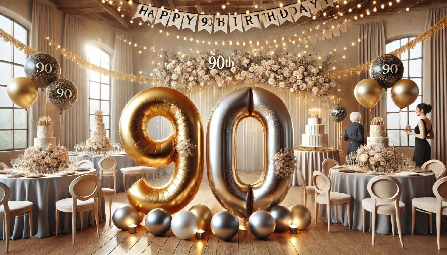 50 Creative And Thoughtful 90th Birthday Decoration Ideas