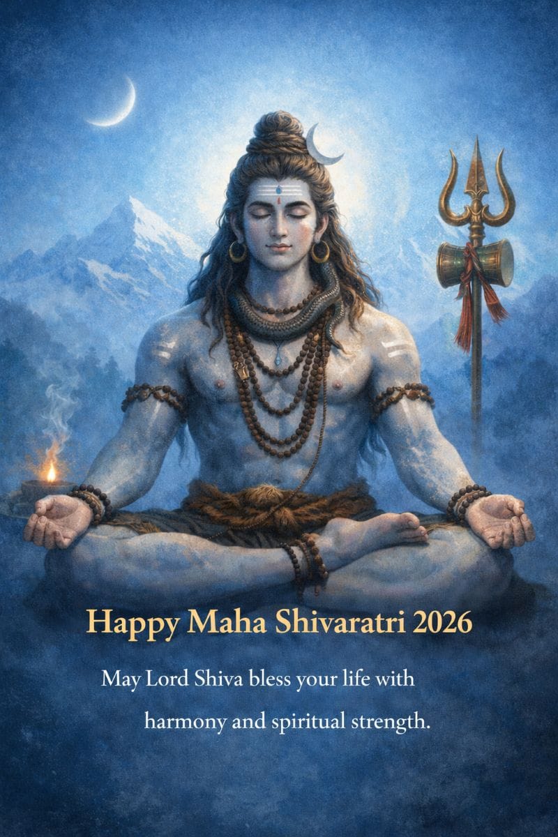 Happy Maha Shivaratri Images 2026 – Divine Blessings Of Lord Shiva