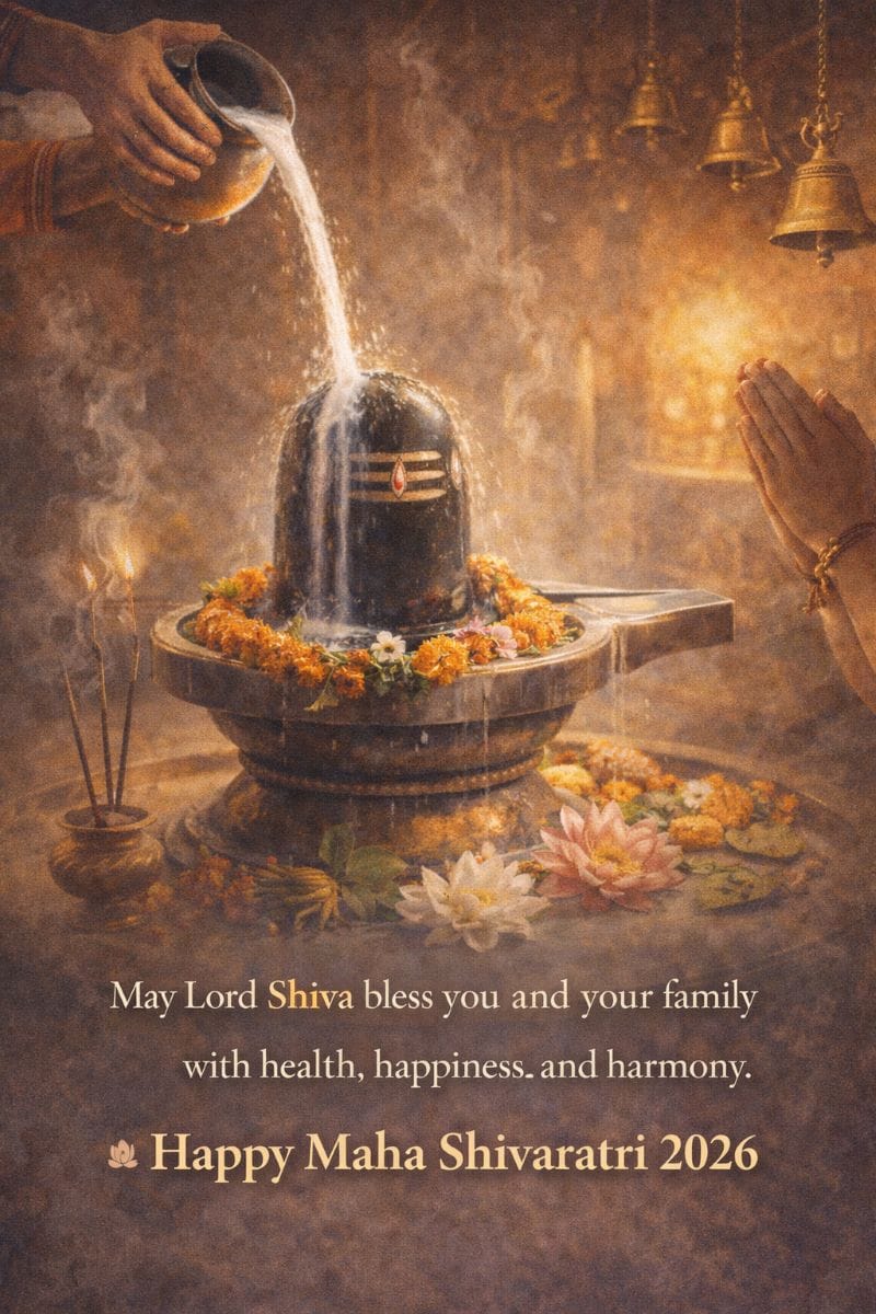 Happy Maha Shivaratri Images 2026 – Divine Blessings Of Lord Shiva